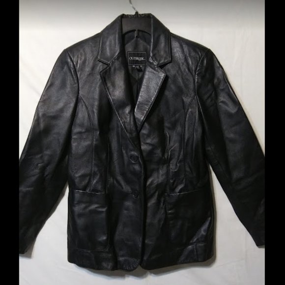 Outbrook | Jackets & Coats | Outbrook Womens Small Leather Jacket ...